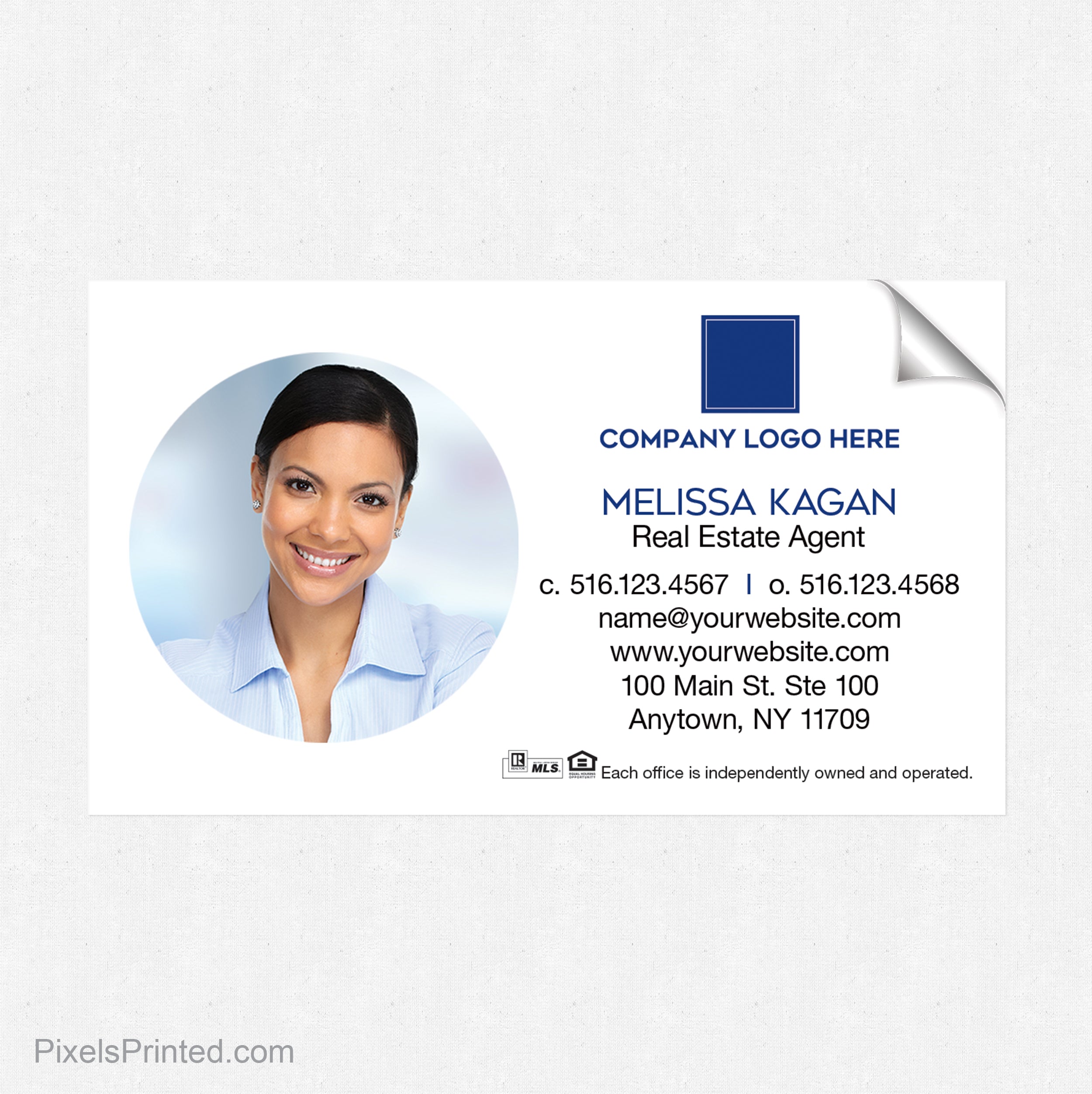 Coldwell Banker business card stickers – PixelsPrinted