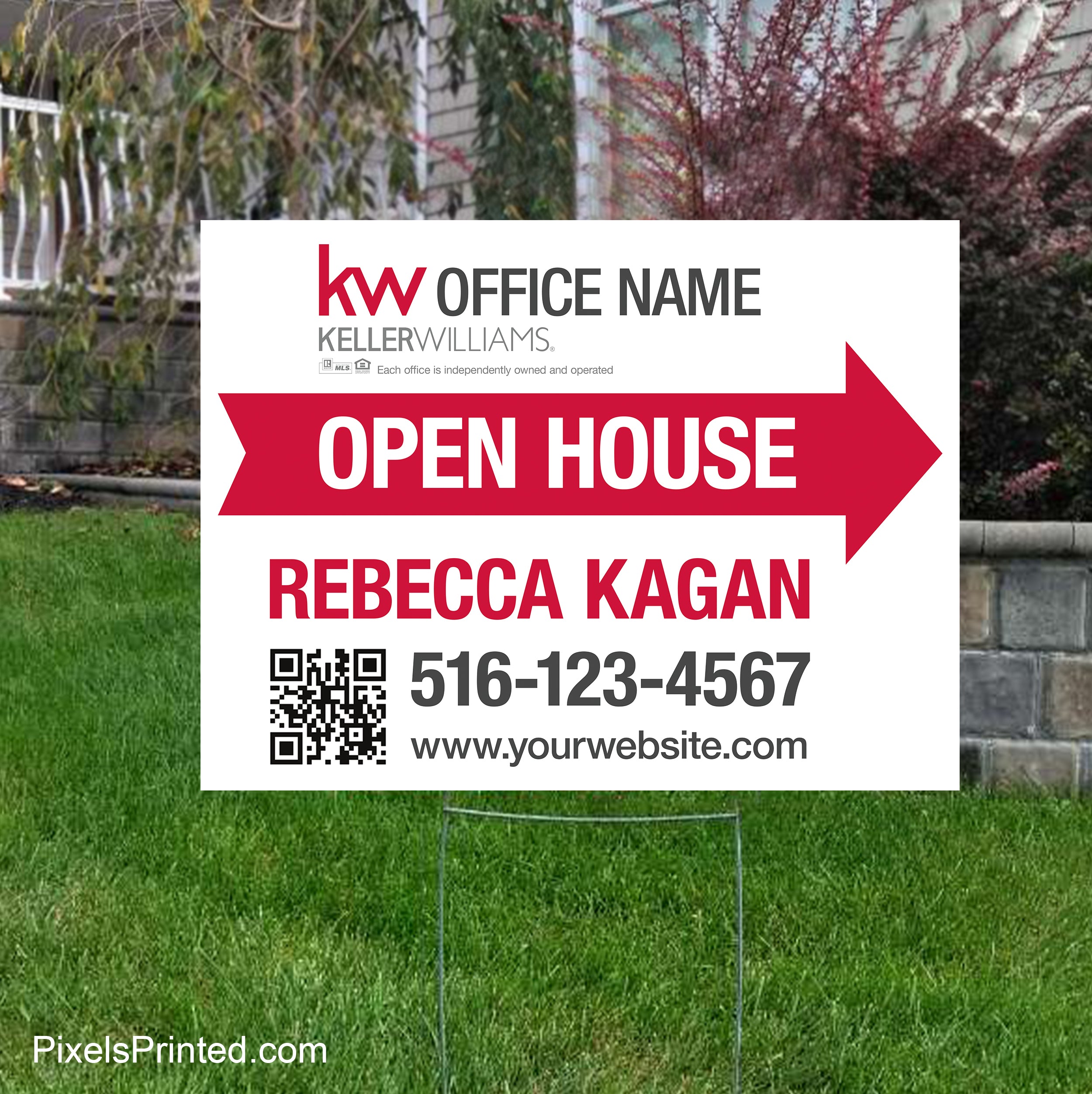Keller Williams yard signs – PixelsPrinted